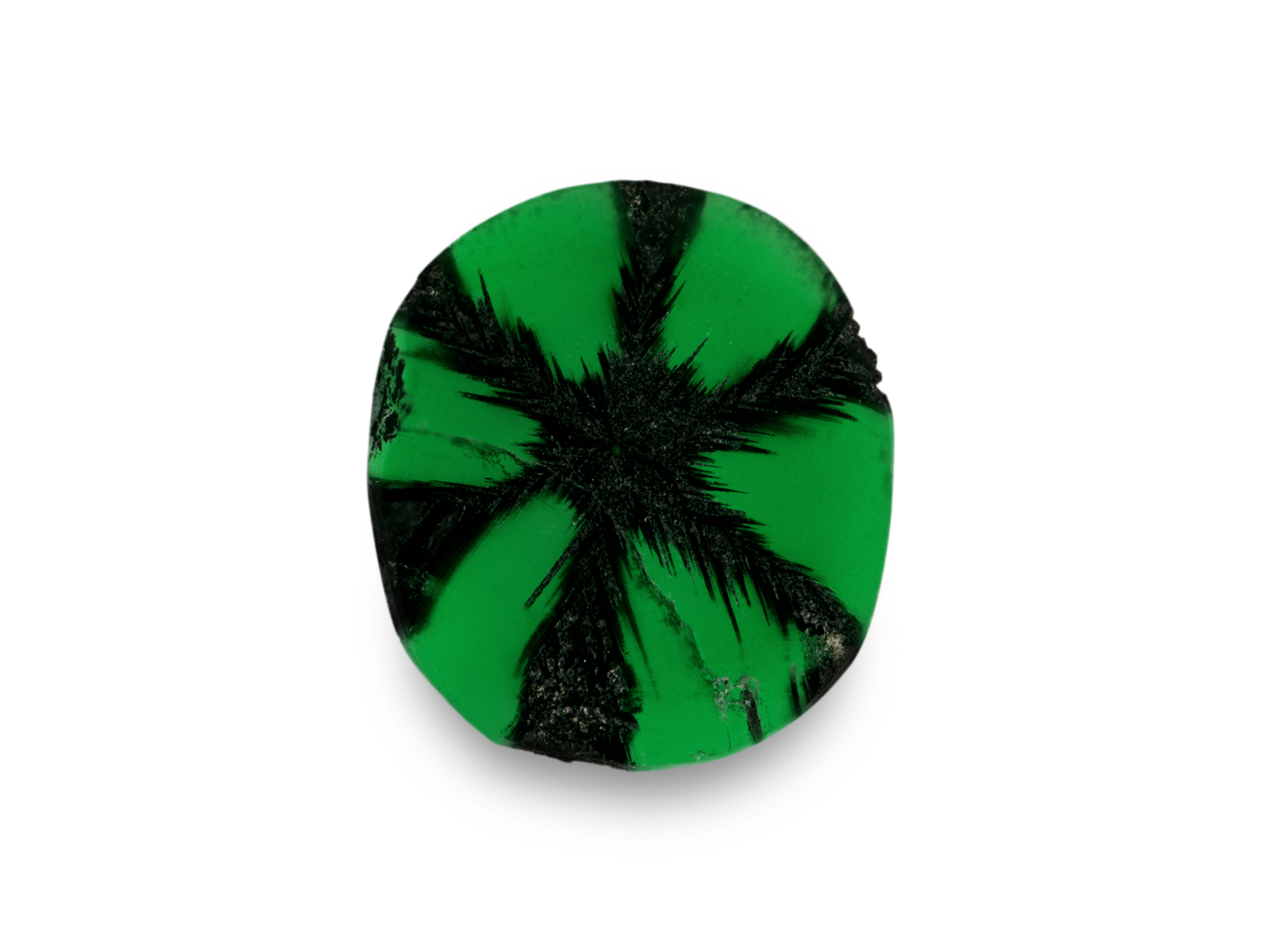 1 77 Ct Trapiche Emerald Mined In Colombia Certified By IGI 1 77 Ct Trapiche Emerald Mined In Colombia Certified By IGI